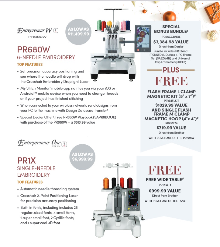 Brother PR Series Commercial Embroidery Machines - Brother Embroidery ...