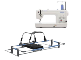Grace Cutie Frame and Baby Lock Accomplish Quilting Frame and Machine Combo