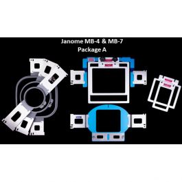 Durkee EZ Frame Hoop Package A for Janome MB4 MB7 Embroidery Machines