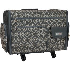 Everything Mary XL Sewing Machine Trolley In Tan Floral EVM14465-1 ...