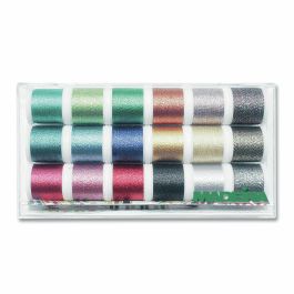 Madeira Supertwist 18 Spool Christmas Metallic Thread Set