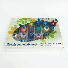 Robison Anton 24 Spool Poly Most Popular Color Thread Set (Advanced Orders)