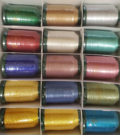 Kingstar Metallic Embroidery Thread Set
