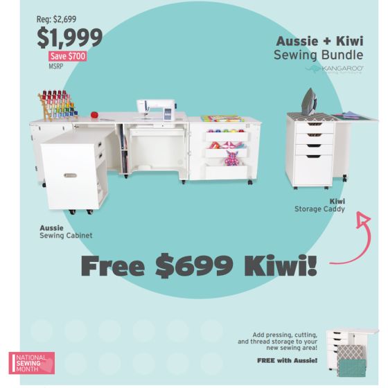 Kangaroo Aussie Sewing Cabinet