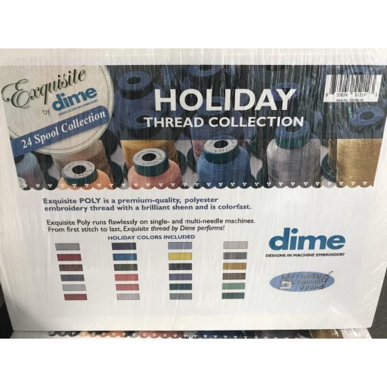 Exquisite by DIME 24 Spool Basic Thread Collection
