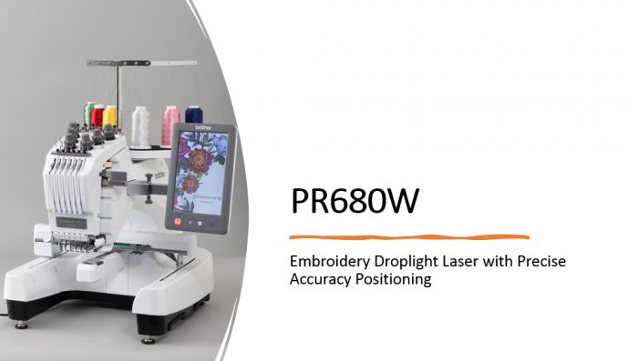 Brother PR680W 6 Needle Commercial Embroidery Machine with WIFI Wireless